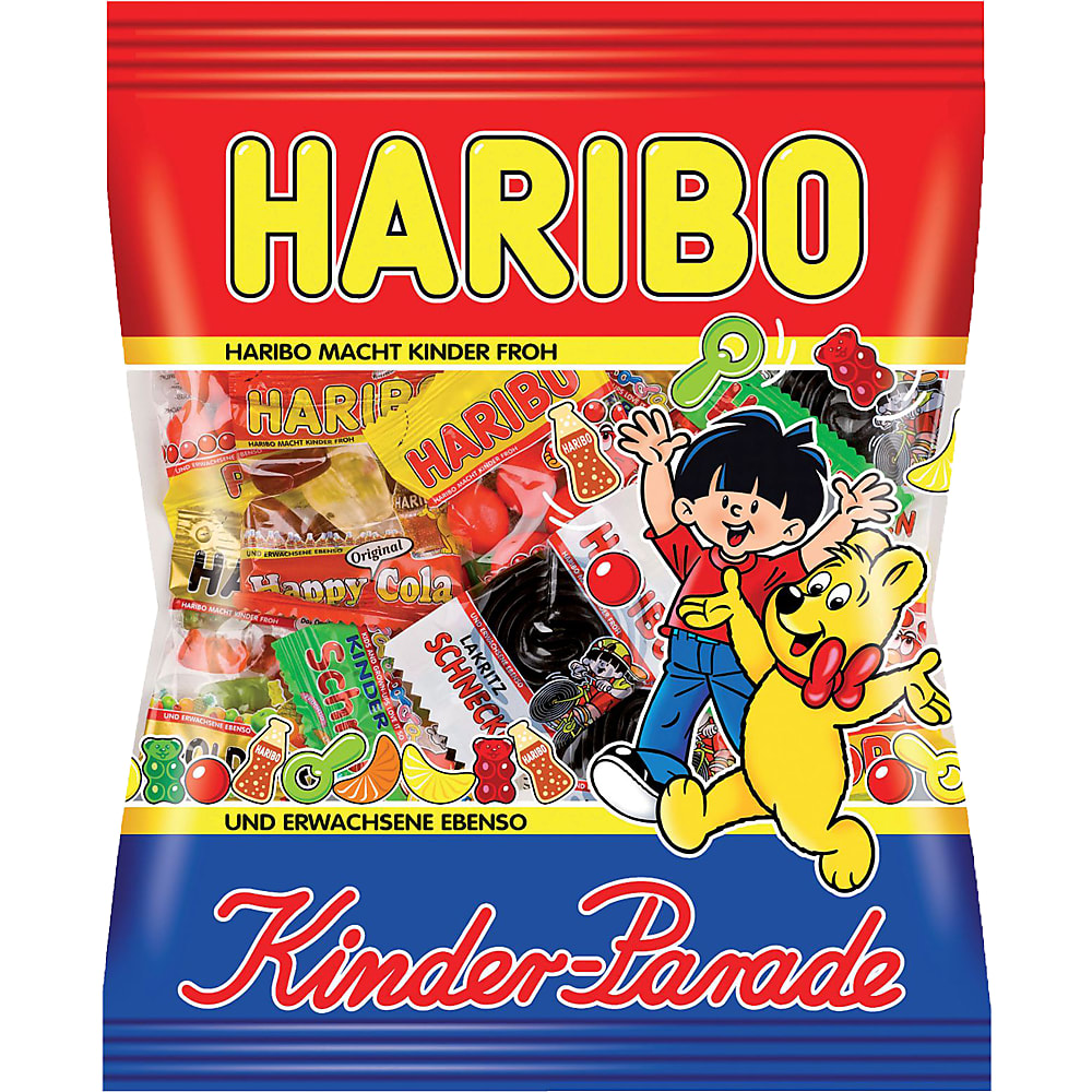 Haribo · Gommes aux fruits · parade d'enfants • Migros Online