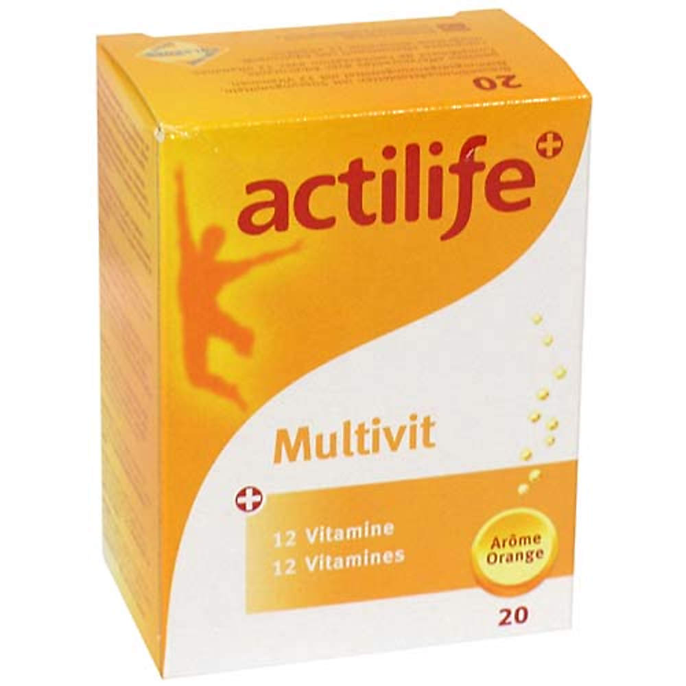 Actilife · Pastilles effervescentes avec édulcorants · Multivitamine ...