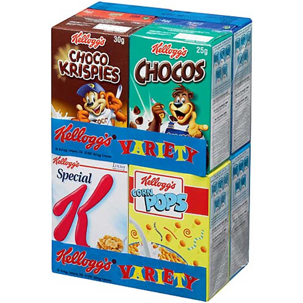 Kellogg's Variety · CornFlakes, Crunchy Nut, Rice Crsipies, Frosties ...