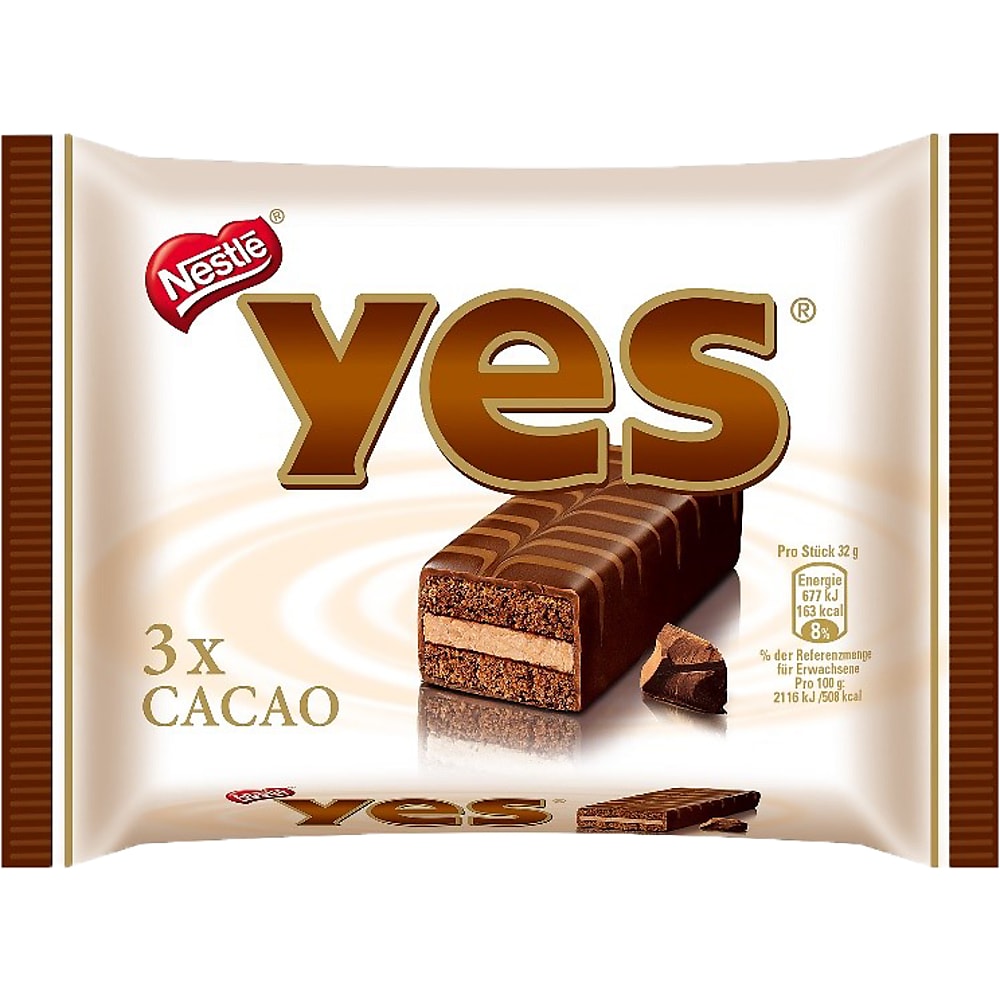 Achat YES · Gateau moelleux fourré · Cacao • Migros