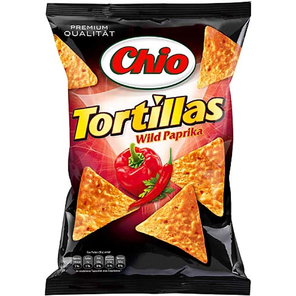 Acquista Chio Tortilla Chips · Snack salé au maïs · Wild Paprika • Migros