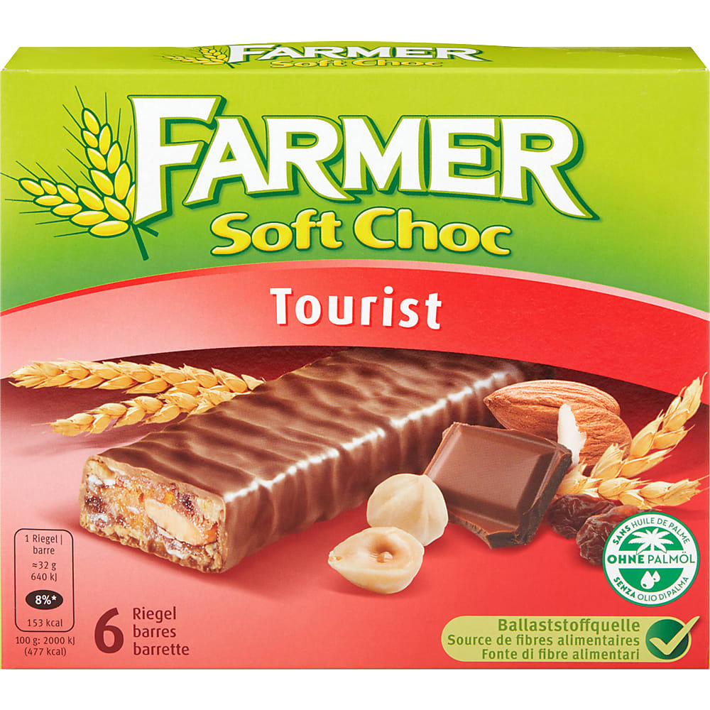 Kaufen Farmer Soft Choc · Getreideriegel · Tourist • Migros