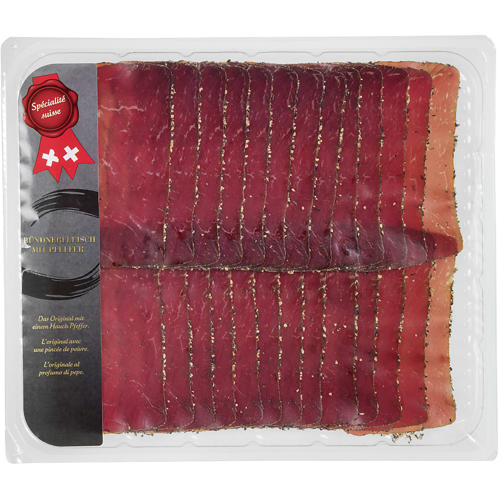 Kaufen Spécialité Suisse · Bündnerfleisch · Pfeffer • Migros