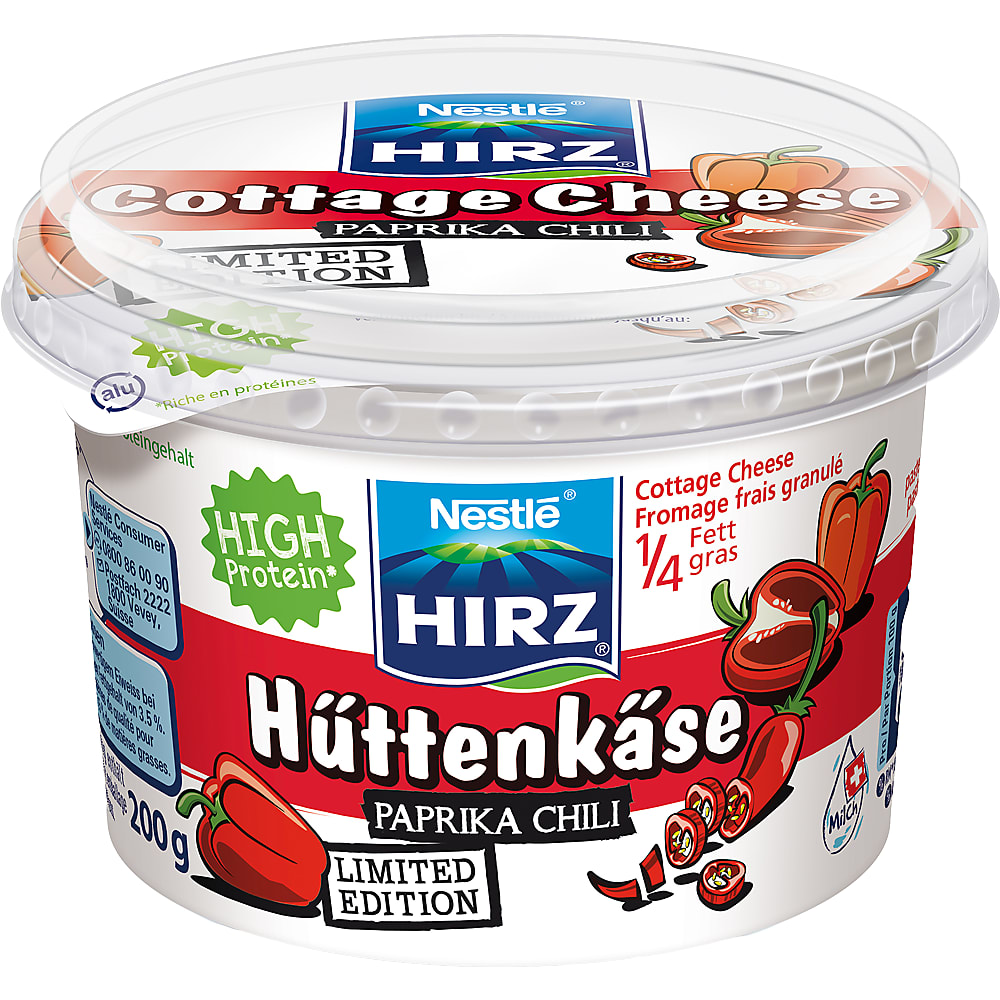 Achat Nestlé Hirz · Cottage Cheese · Limited Edition: Paprika Chili ...