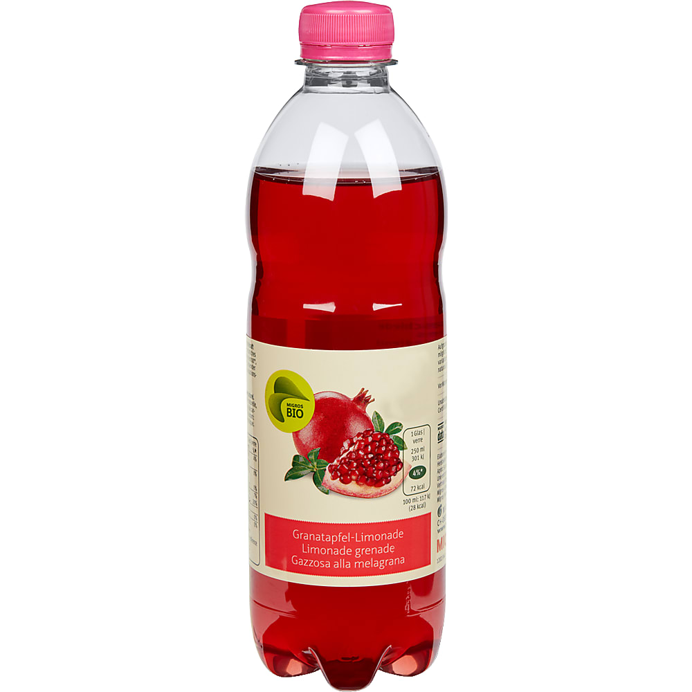 Buy Bio · Lemonade · Pomegrenate • Migros