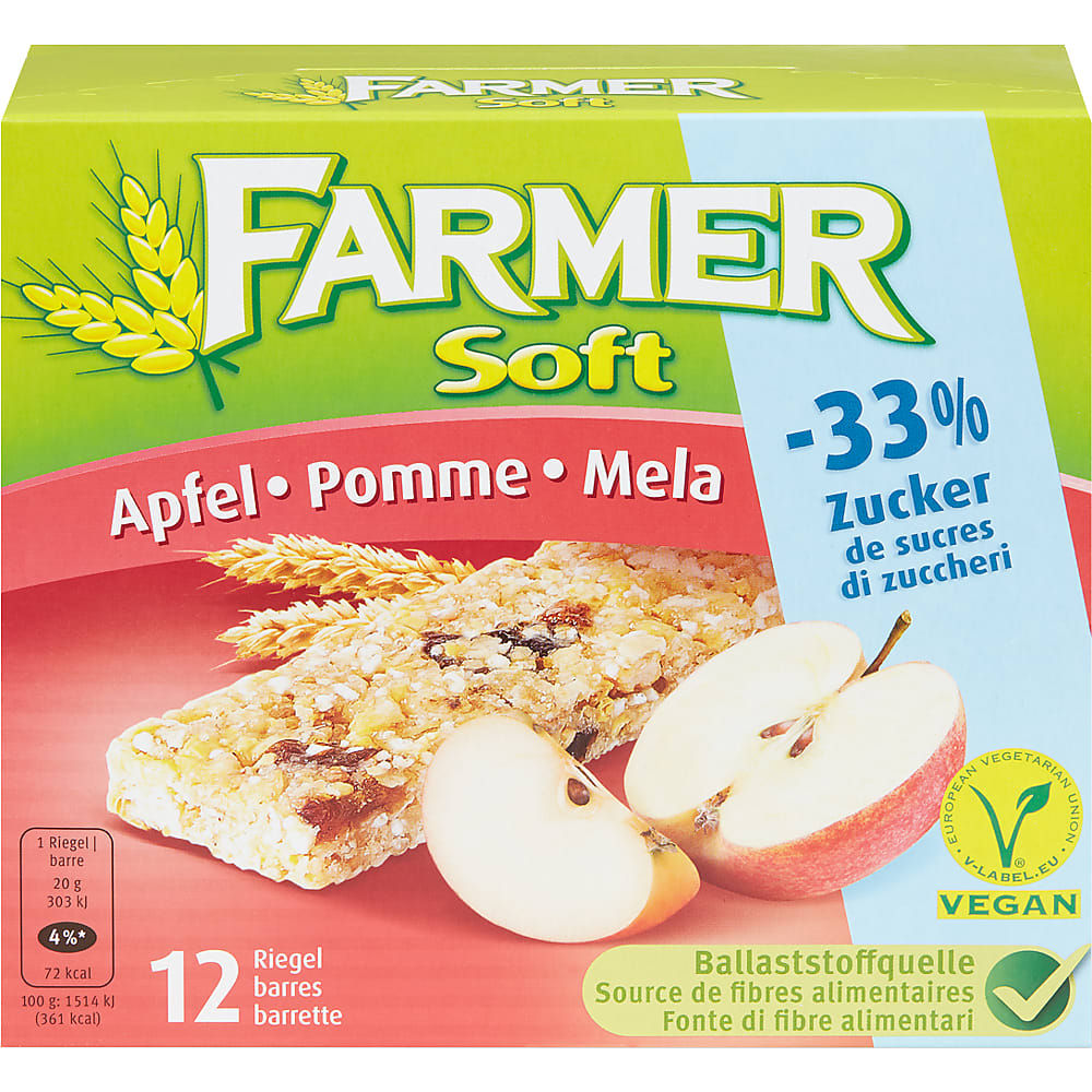Kaufen Farmer Soft · Getreideriegel · Apfel • Migros