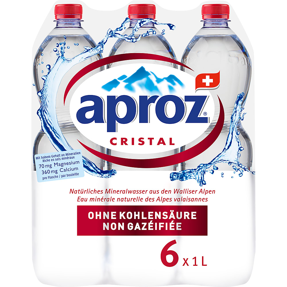 Buy Aproz · Natural mineral water · Still • Migros