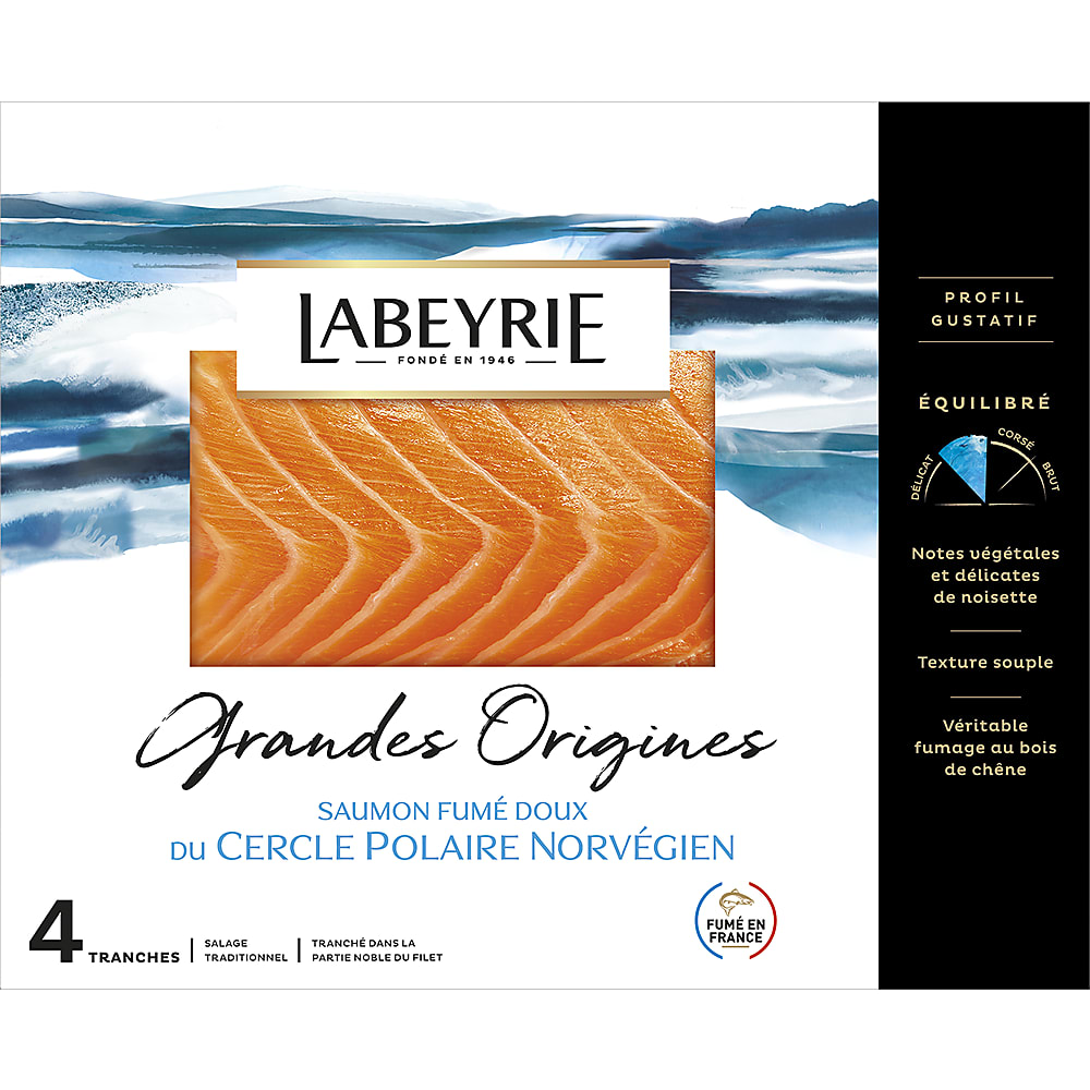 Buy Labeyrie Grandes Origines · Saumon fumé doux du cercle polaire ...