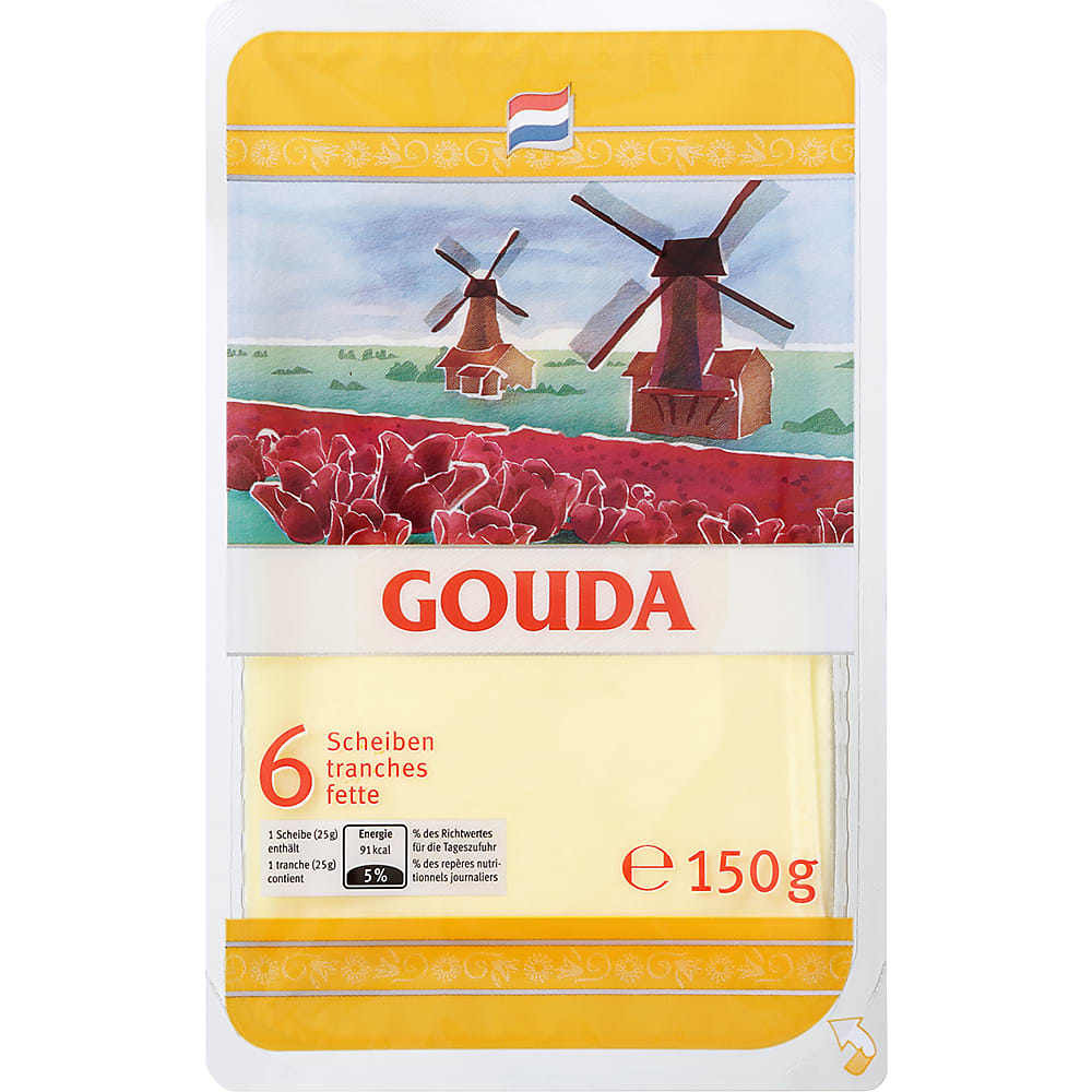 Achat Gouda · Fromage hollandais à pâte mi-dure, gras, au lait ...
