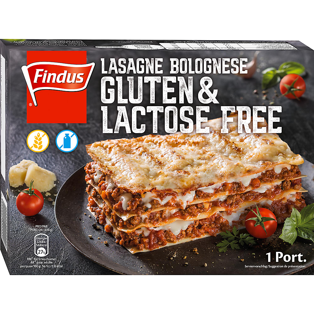 Kaufen Findus · Lasagne Bolognese • Migros