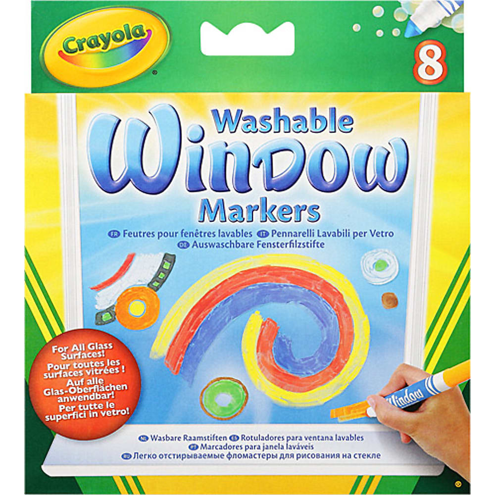 Crayola Window · Washable window felt pens • Migros