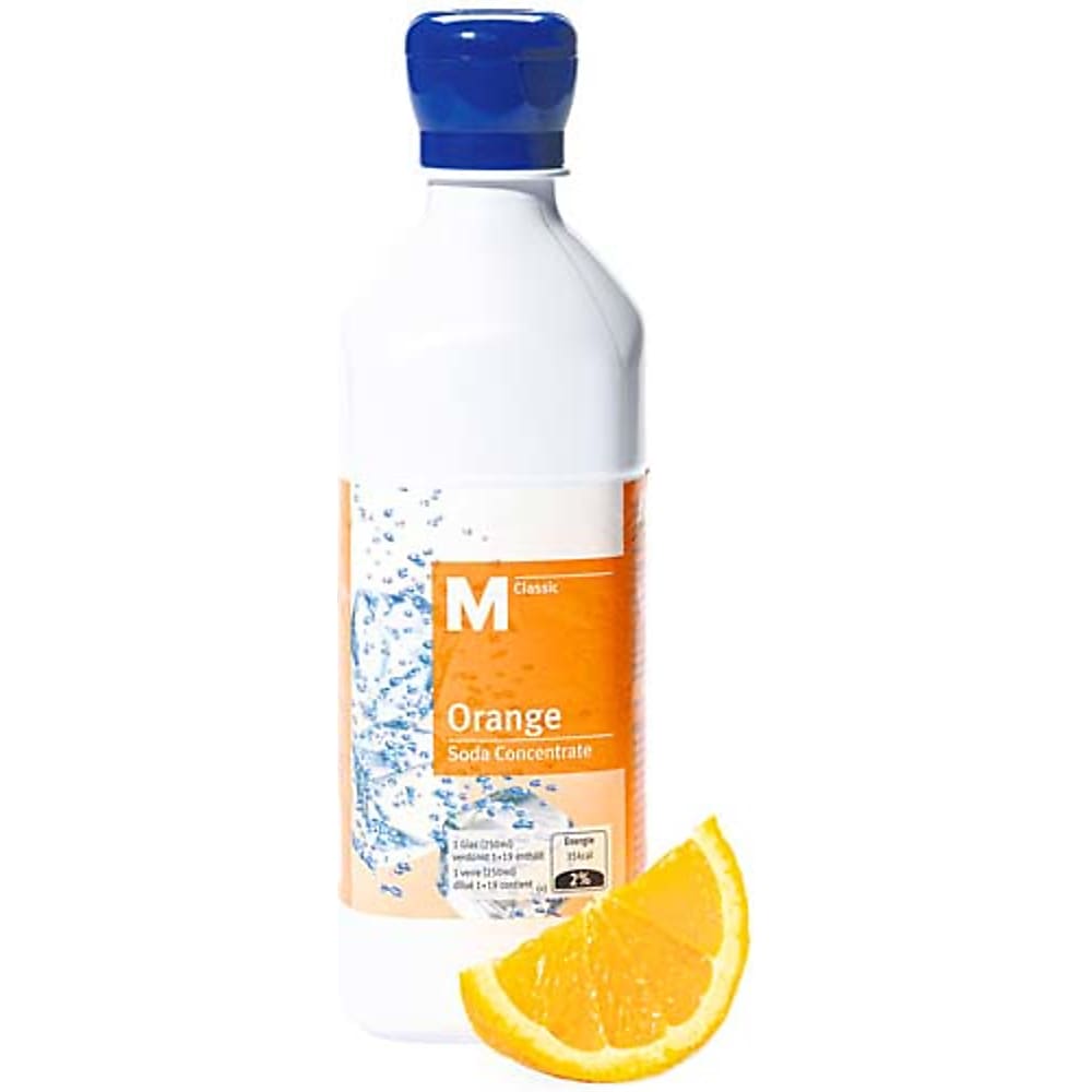 M-Classic · Soda concentrate · Orange • Migros
