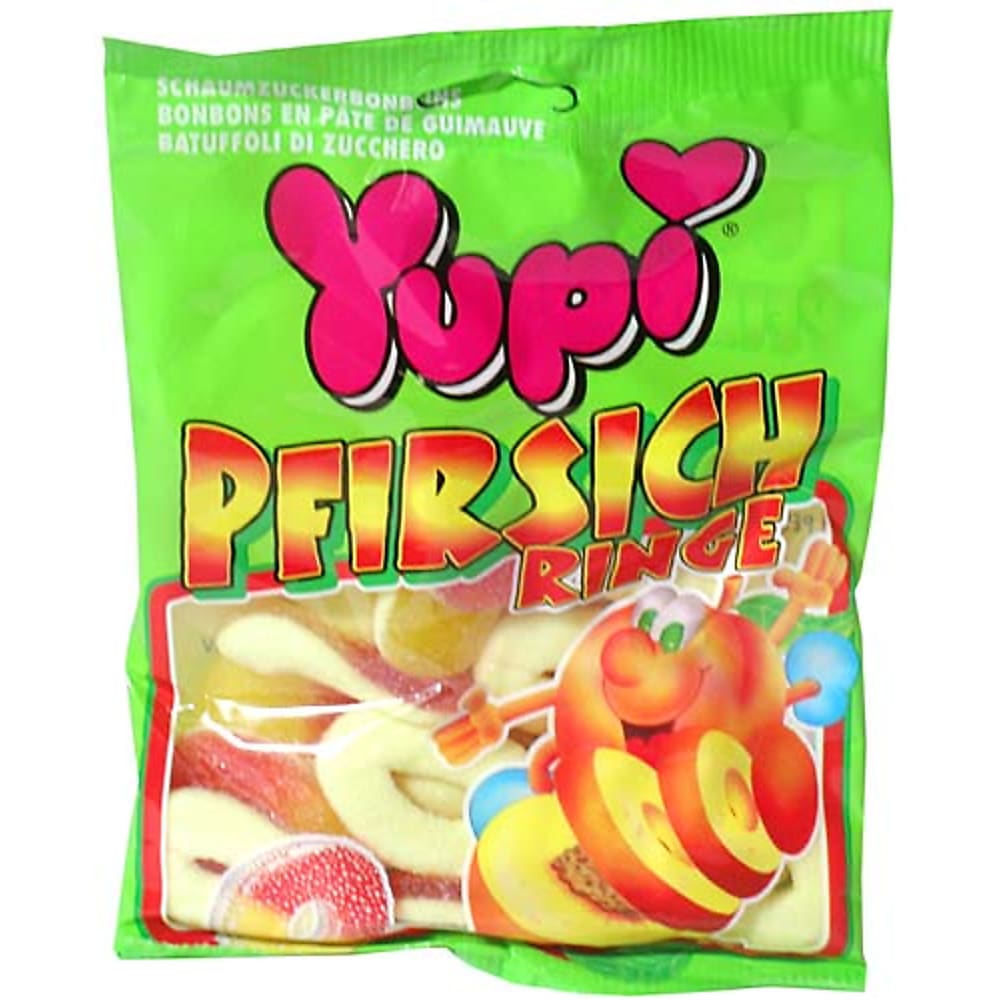 Yupi Pfirsich Ringe · Schaumzuckerbonbons Pfirsichringe · Pfirsich ...
