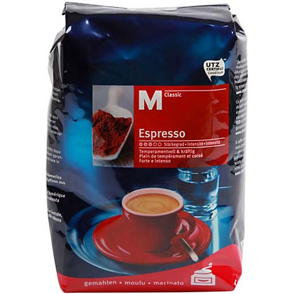 M-Classic Espresso · Kaffee gemahlen · Espresso • Migros