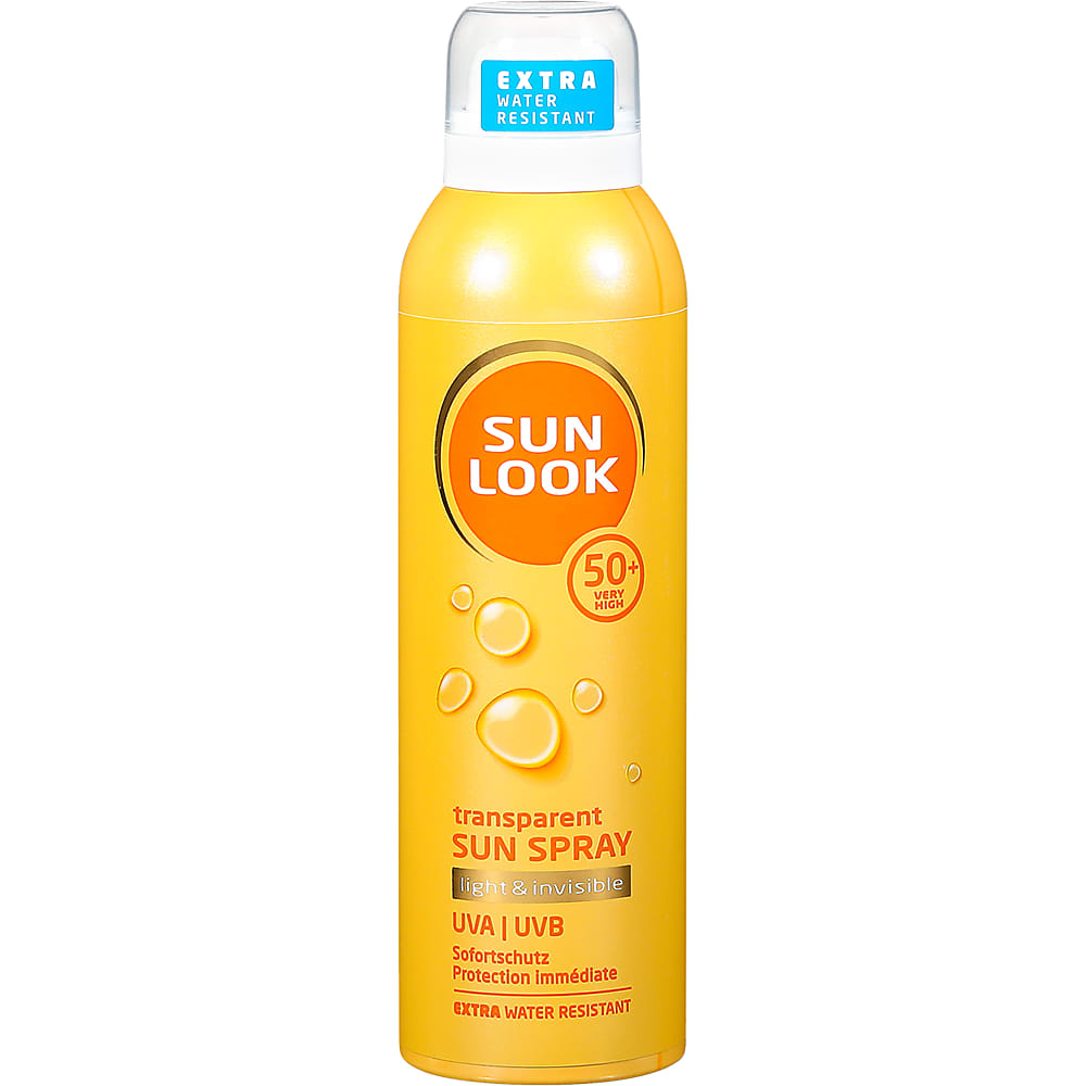 Sun Look Light & Invisible · Transparent Sun Spray · SPF 50+ • Migros
