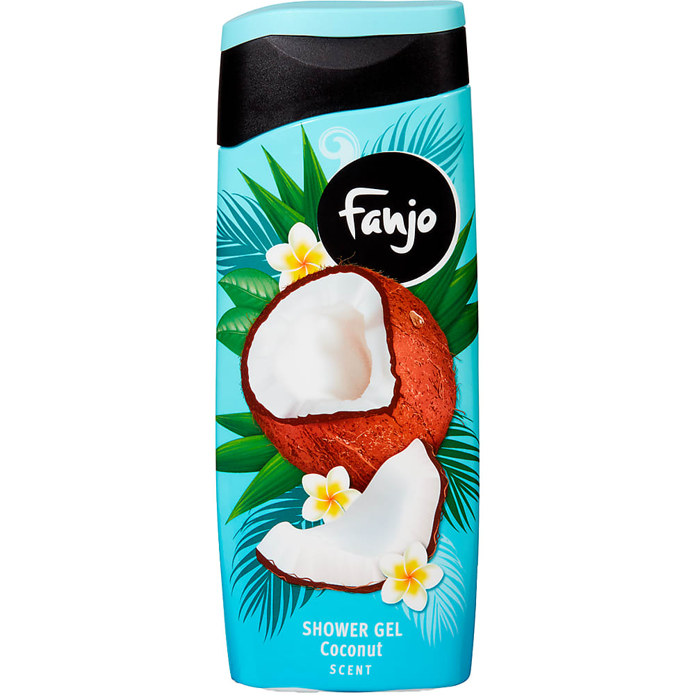 Fanjo · Shower gel · Coconut • Migros