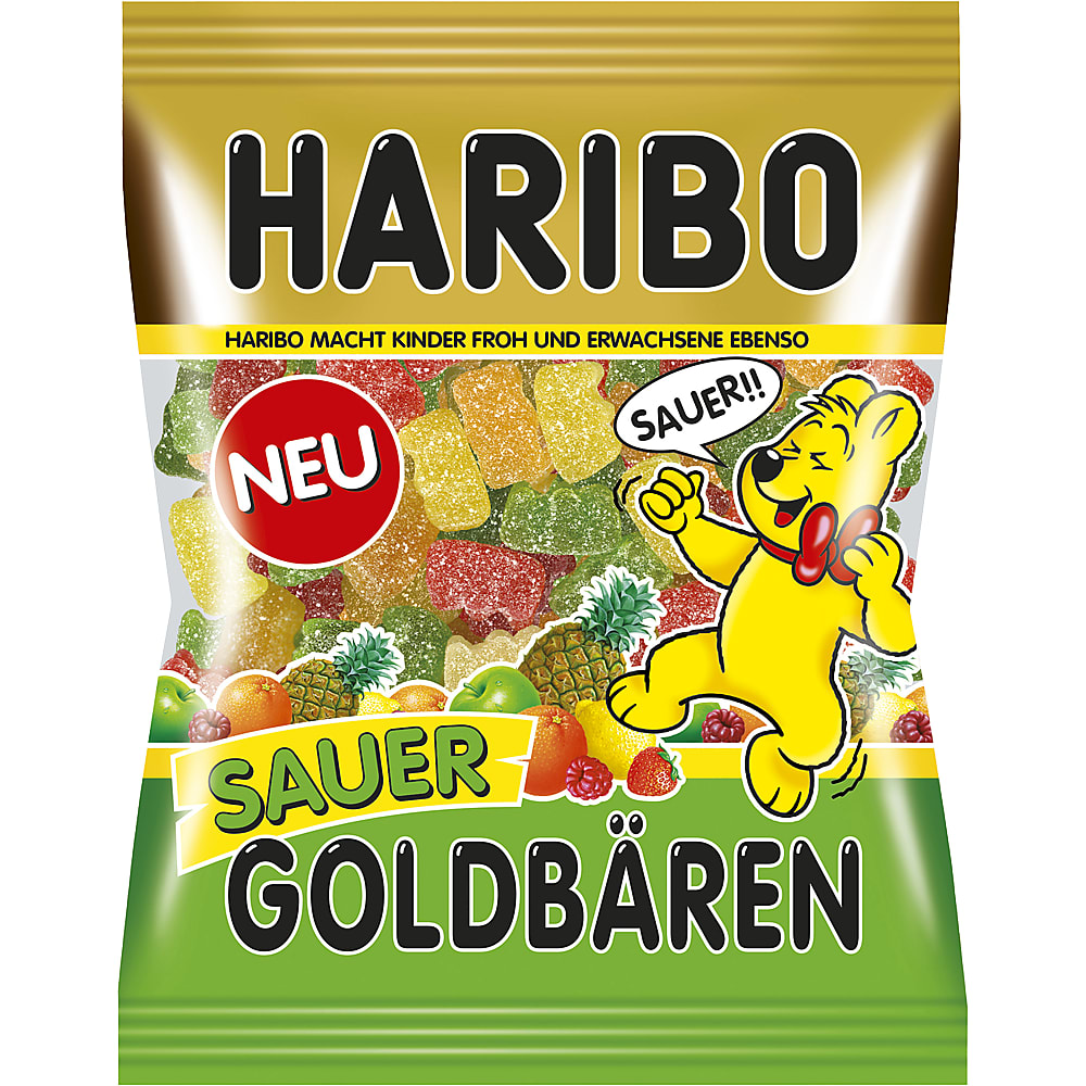 Haribo · Fruchtgummi · Sauer • Migros