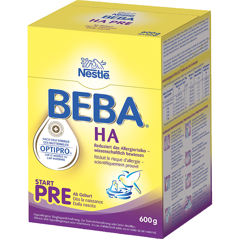 BEBA HA Start Pre · Säuglingsmilchnahrung · Ab Geburt • Migros