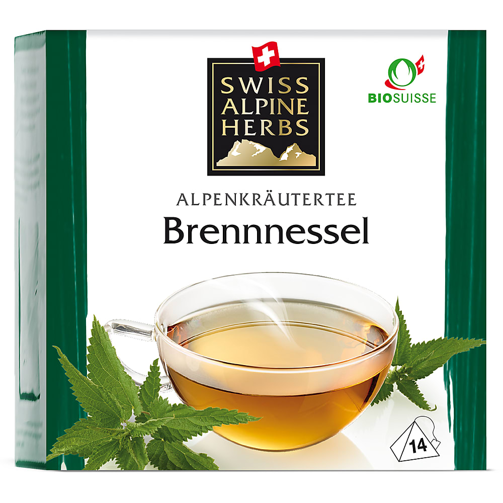 Swiss Alpine Herbs · Infusion Bio · Ortie • Migros