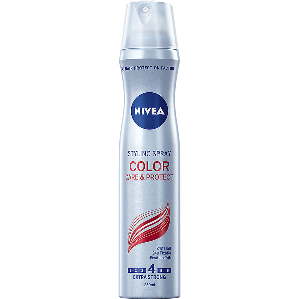 Nivea Hair Care · Styling spray · Extra Strong 4 - Color Care & Protect ...