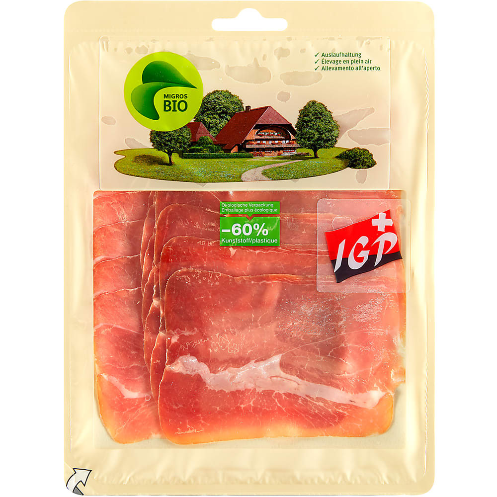 Kaufen Migros Bio · Walliser Rohschinken • Migros Online