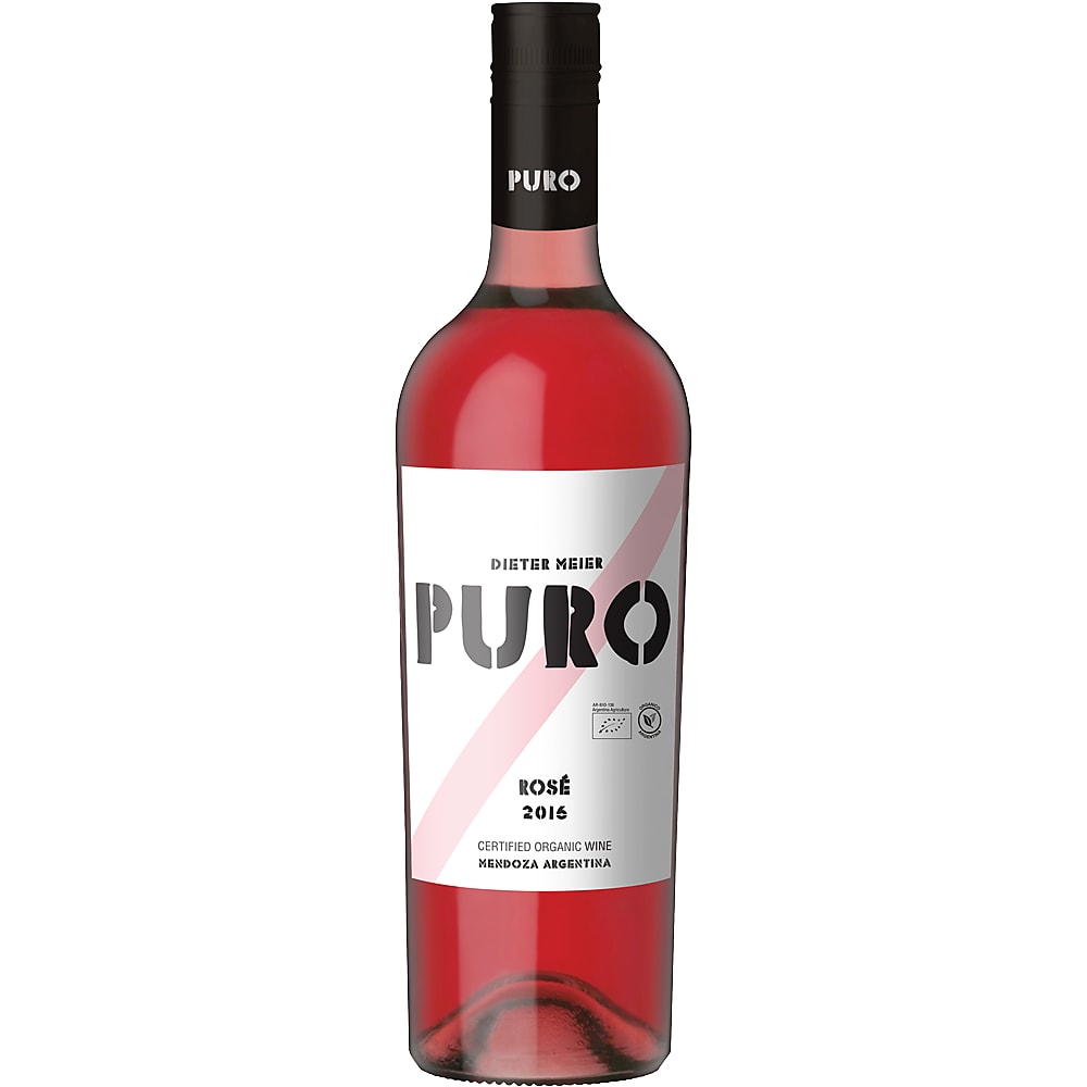 Puro Rosé, Dieter Meier · Organic rosé wine · Mendoza - Argentina • Migros