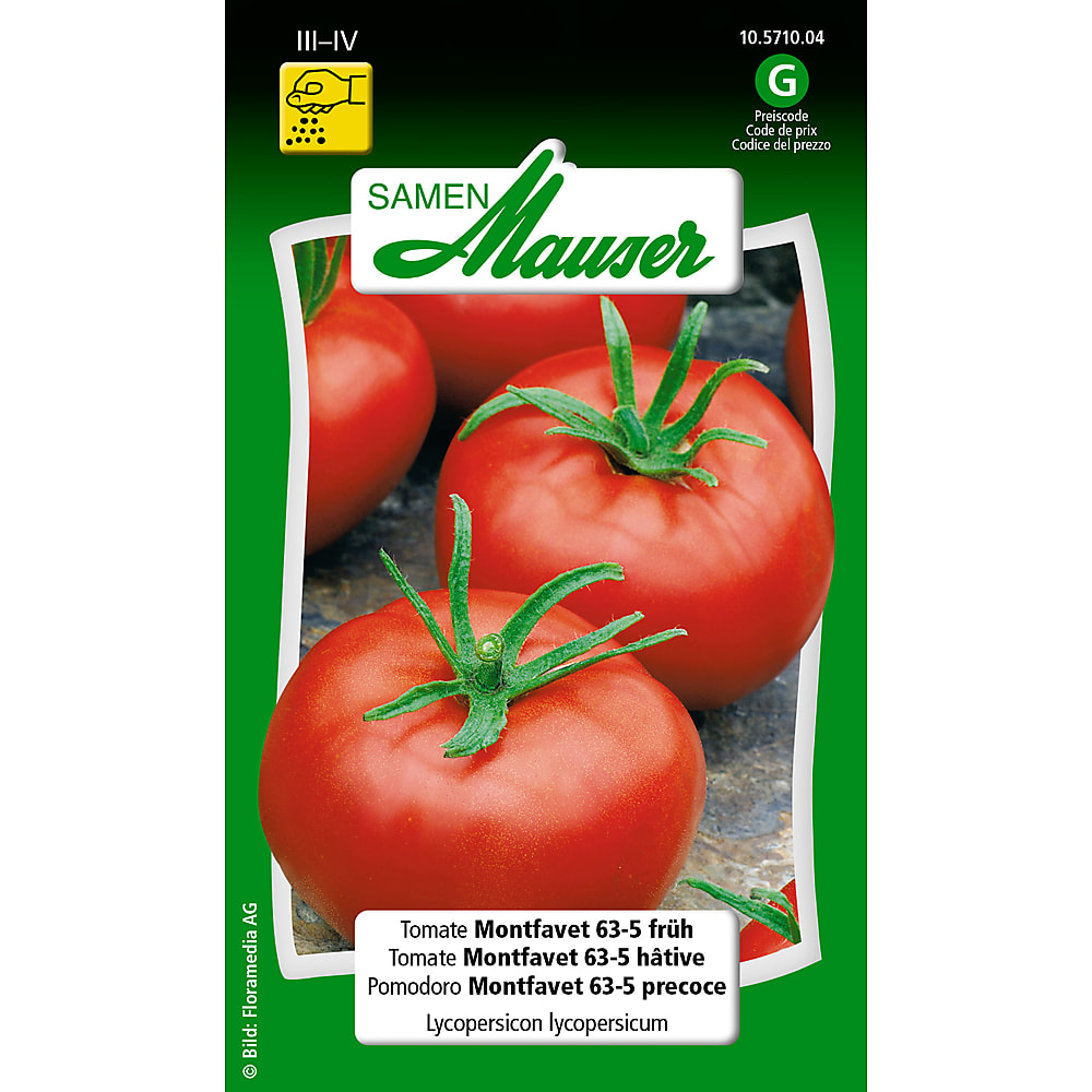 Samen Mauser · Tomate Montfavet H63-5 hâtive • Migros