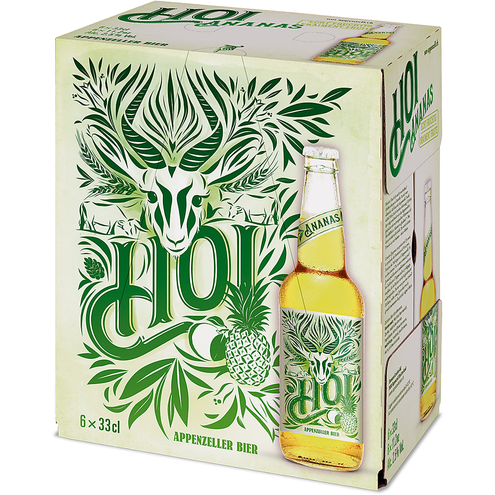 Appenzeller Bier HOI · Bière aromatisée · Ananas • Migros