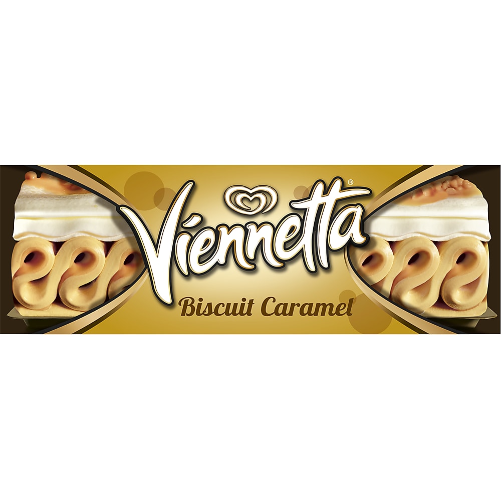 Viennetta Biscuit Caramel · Glace caramel et glace vanille avec un ...