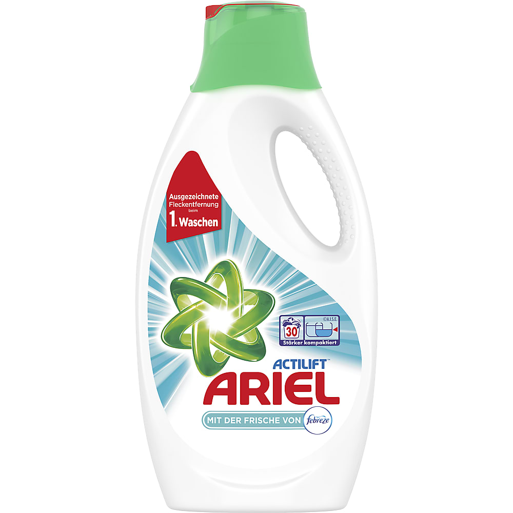 Ariel Actilift · Lessive liquide · Febreze Touch - 30 Lessives • Migros