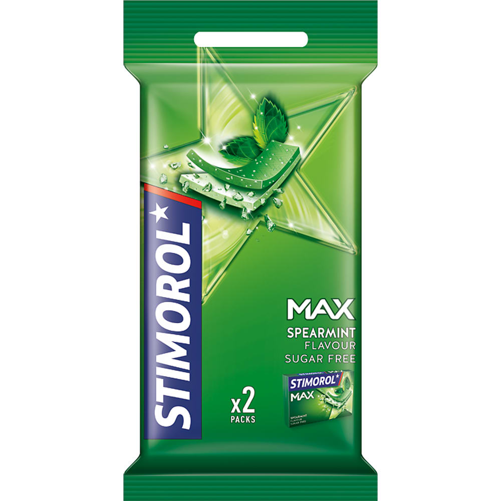 Stimorol Max · Chewing-gum sans sucre · Spearmint Slab Duo • Migros
