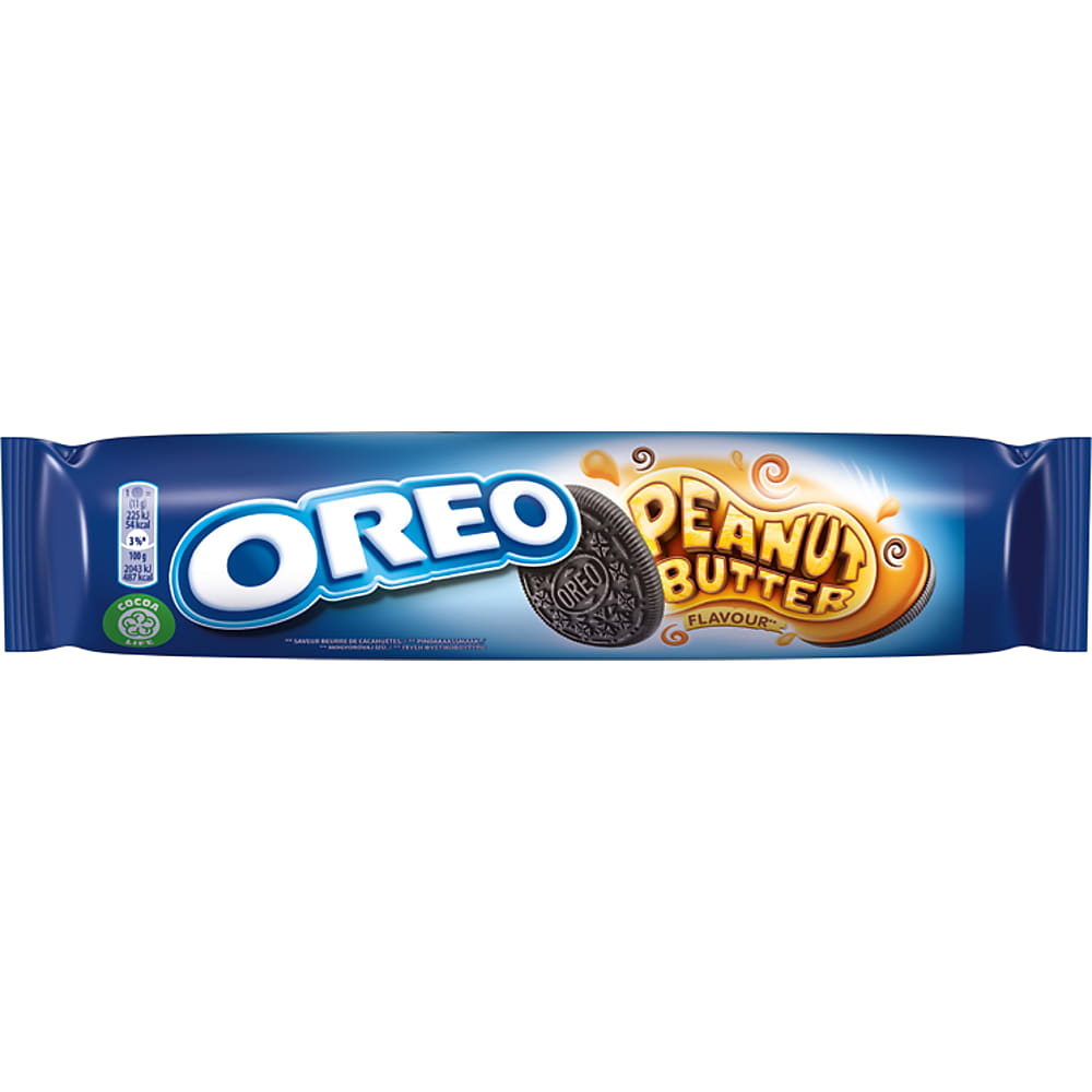 Oreo · Biscuit au chocolat · avec crème de beurre de cacahuète • Migros