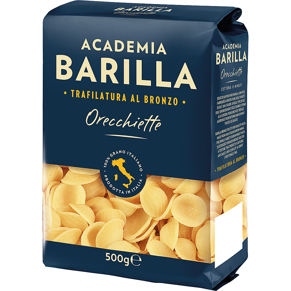 Barilla Academia · Teigwaren aus Hartweizengriess · Orecchietti • Migros