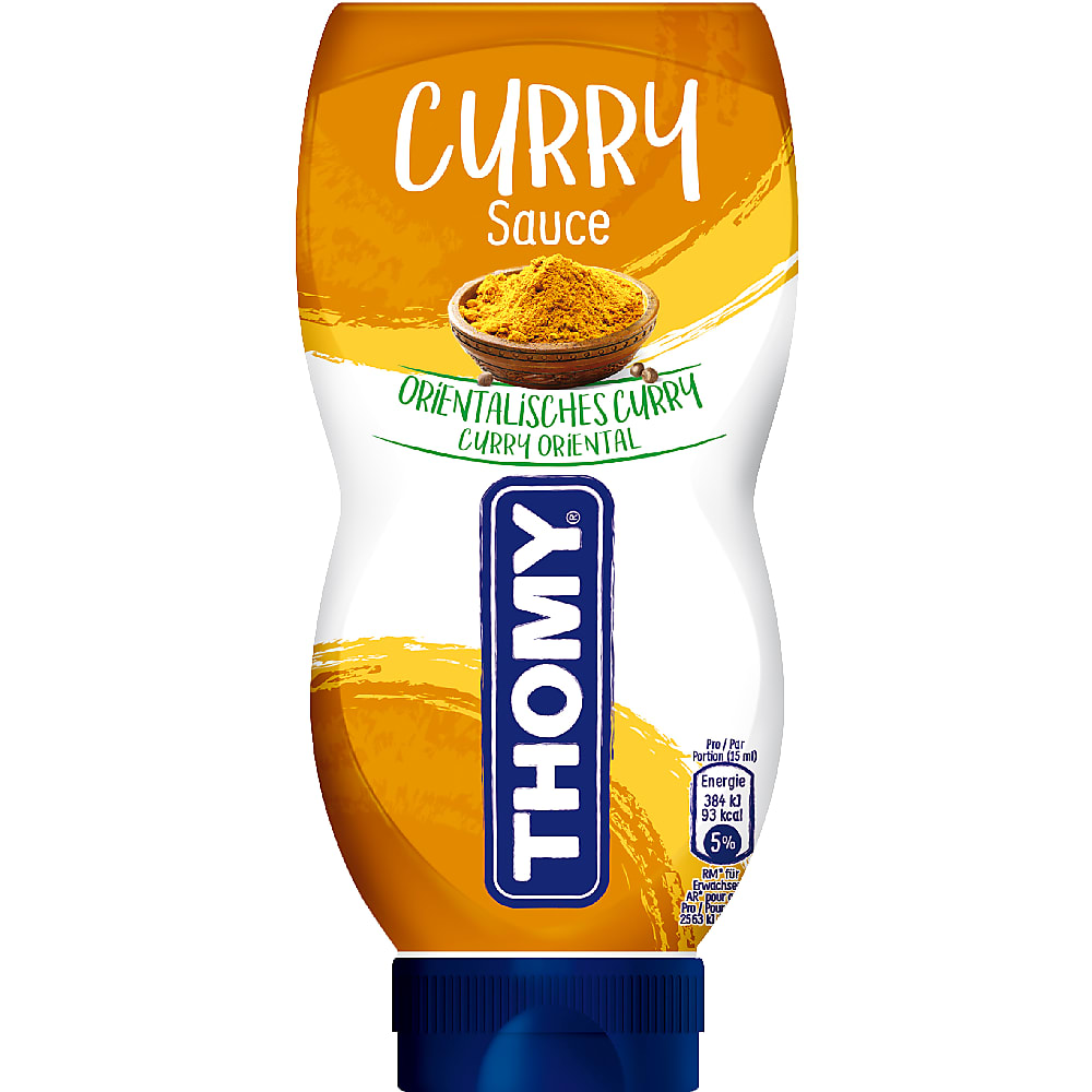 Thomy 100% Natural · Sauce Curry · Squeeze • Migros