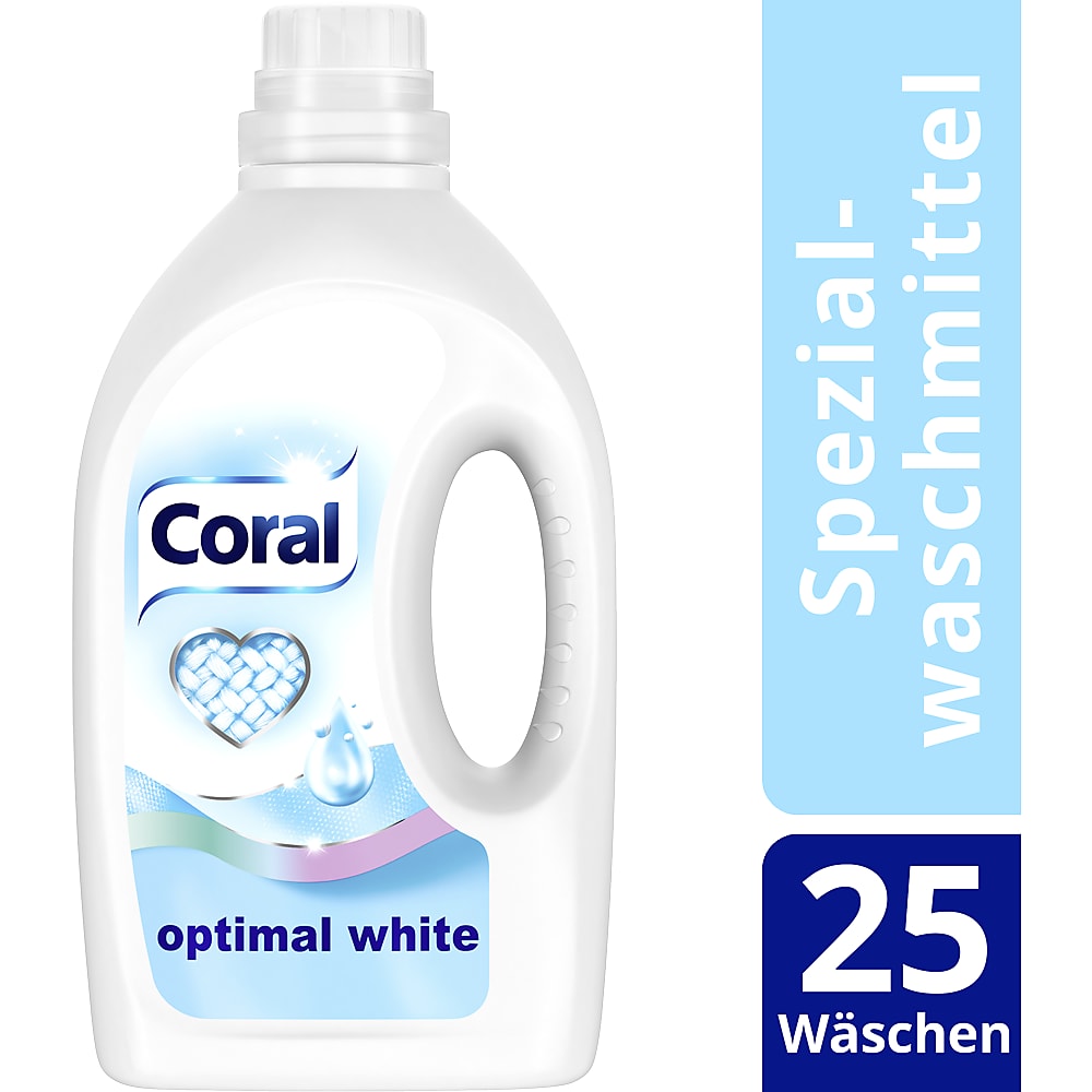 Coral · Lessive liquide · Optimal White • Migros