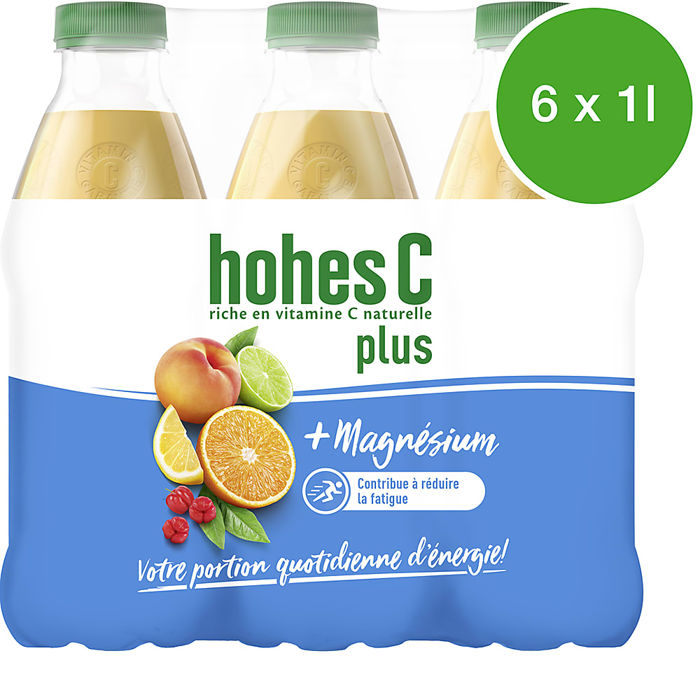 hohes C · Mélange de Jus de fruits · Plus Magnésium • Migros