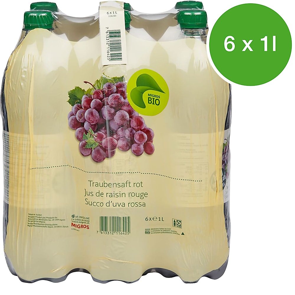 Buy Bio · Jus de raisin rouge • Migros