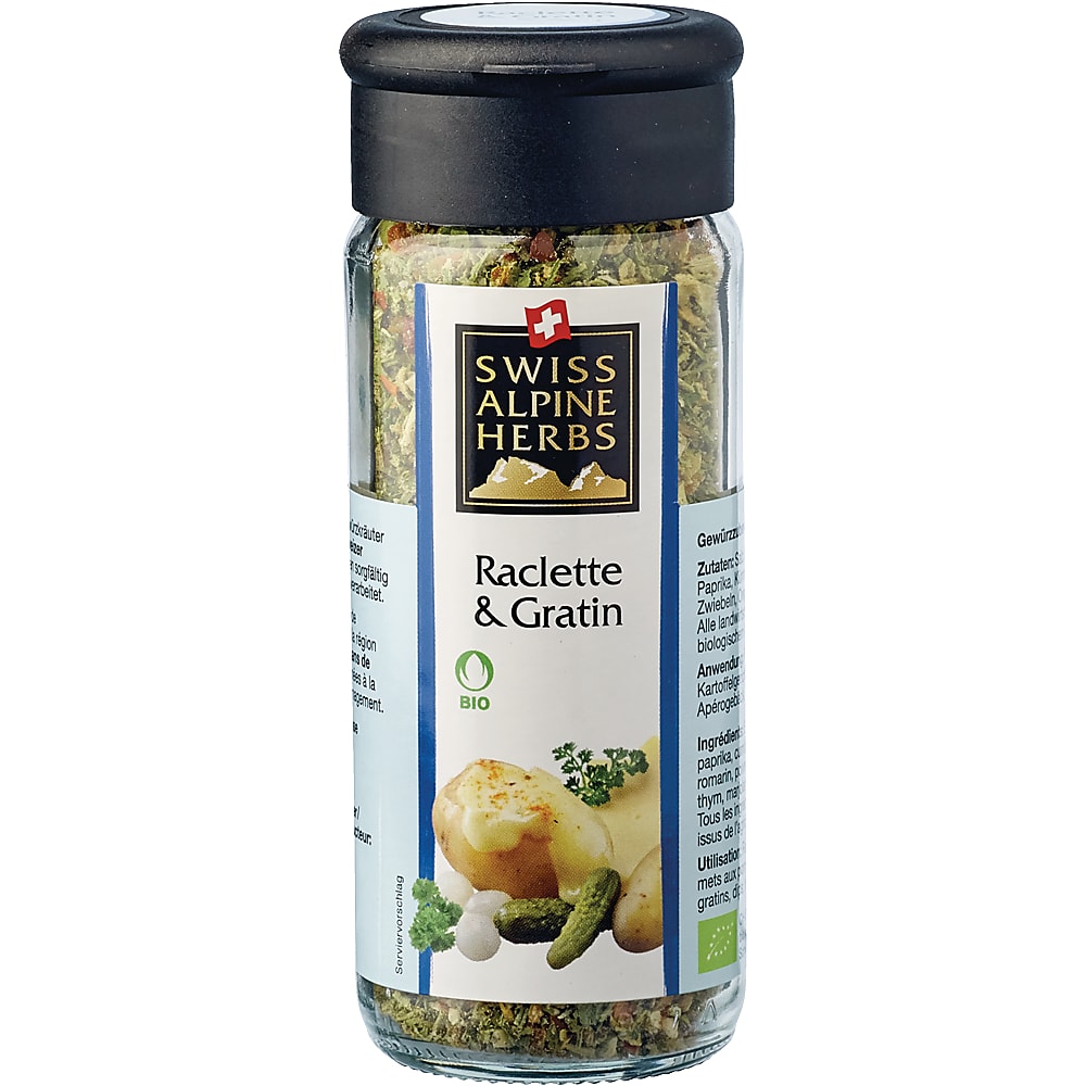 Swiss Alpine Herbs · Raclette & Gratin • Migros