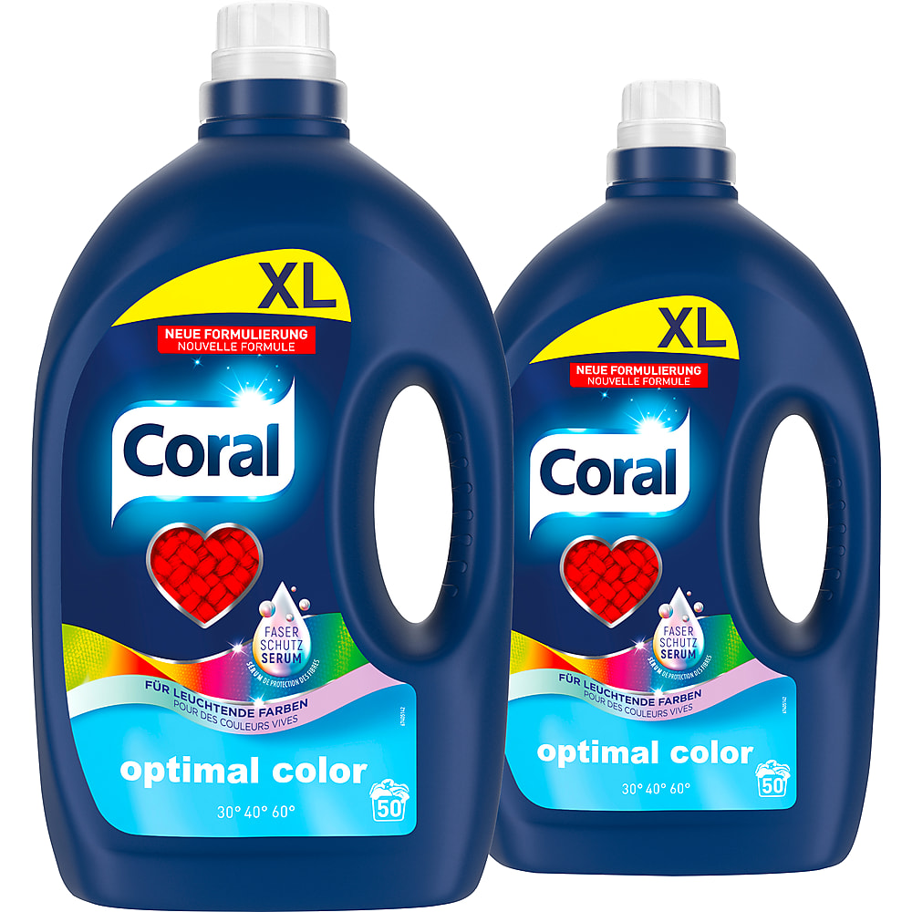 Coral Optimal Color · Lessive liquide · Optimal Color • Migros