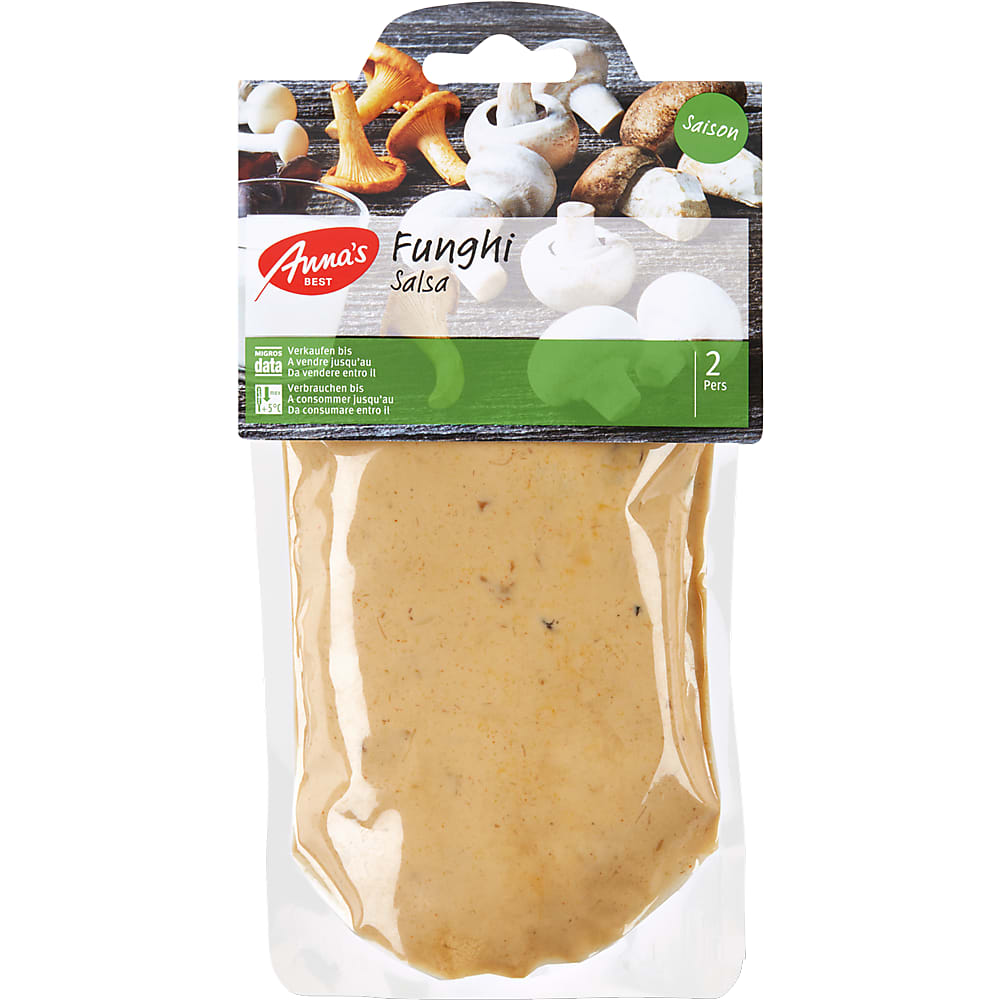 Anna's Best Salsa · Pilzrahmsauce · Funghi • Migros