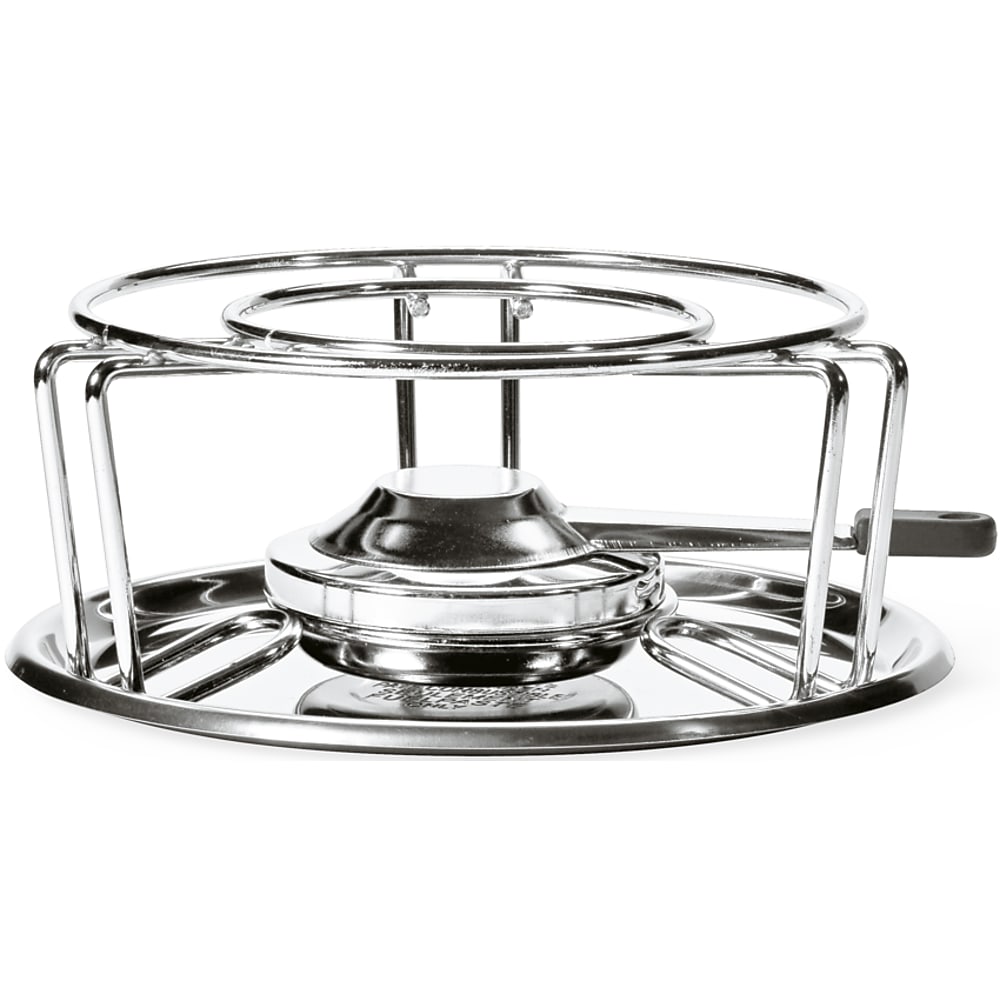 Cucina & Tavola · Réchaud à fondue avec soucoupe en acier chromé et ...