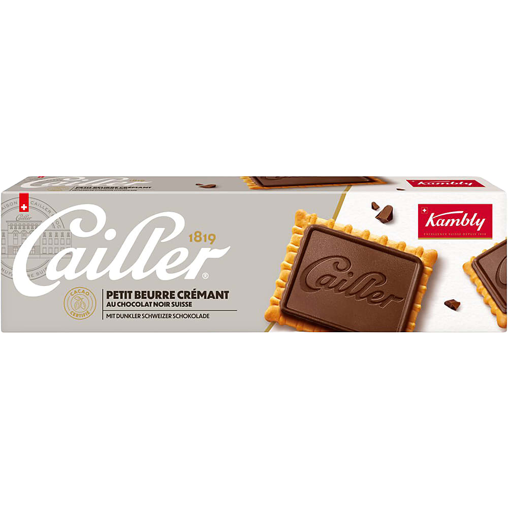 Achat Kambly Cailler · Petit-beurre au chocolat noir • Migros