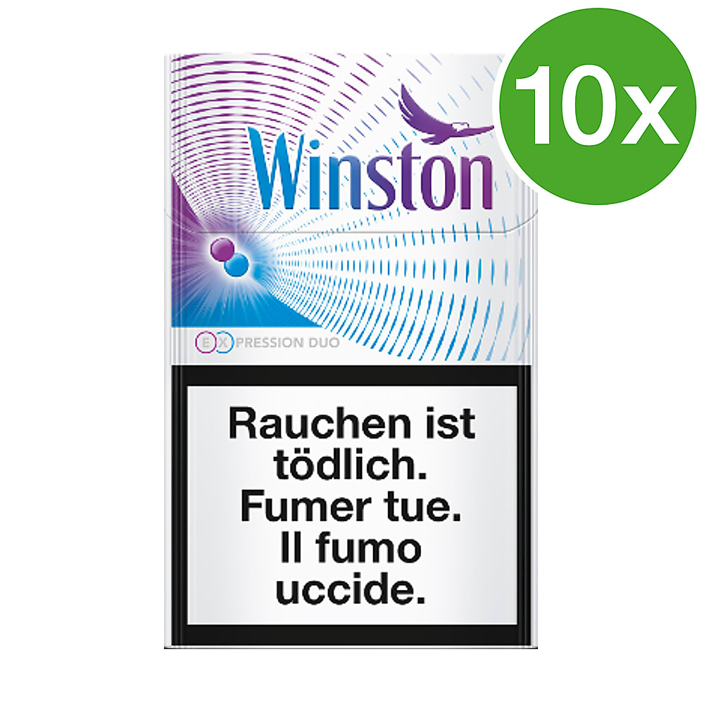 Winston Expression Duo · Cigarettes · Box • Migros