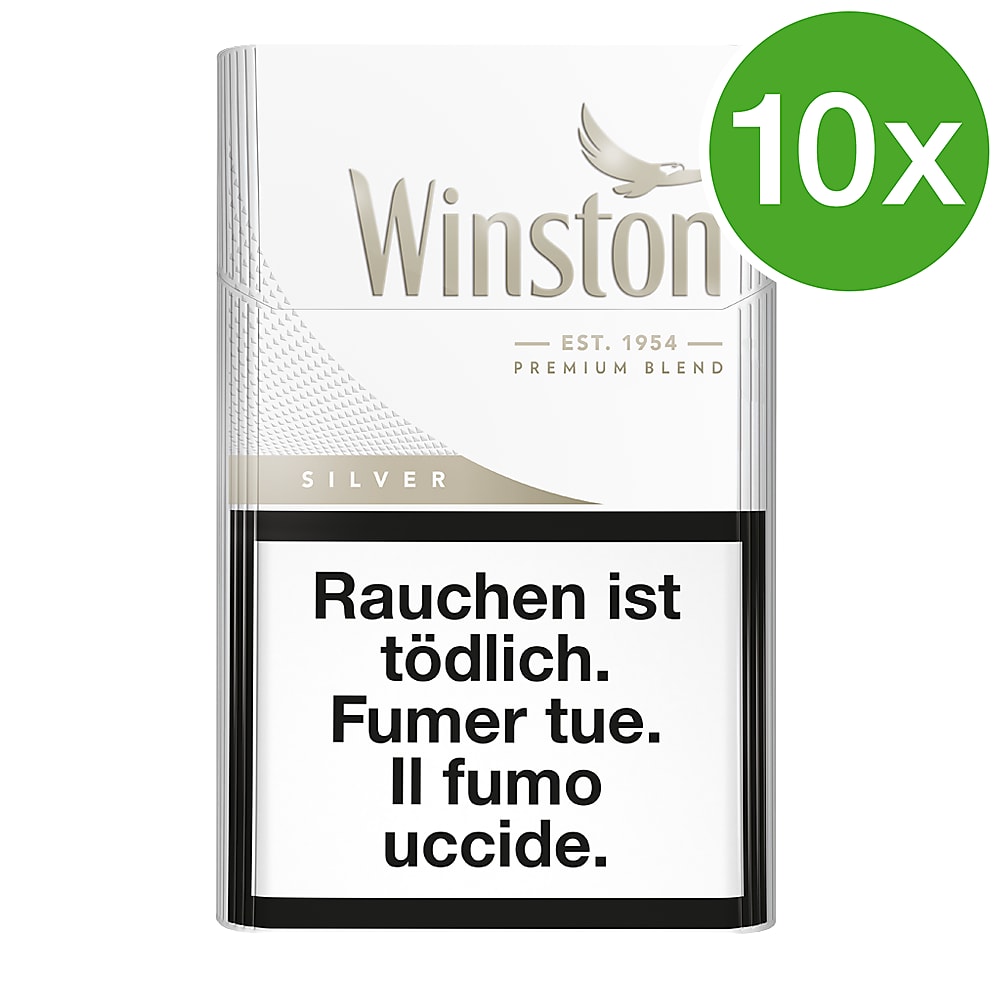 Winston Silver · Cigarettes · Box • Migros