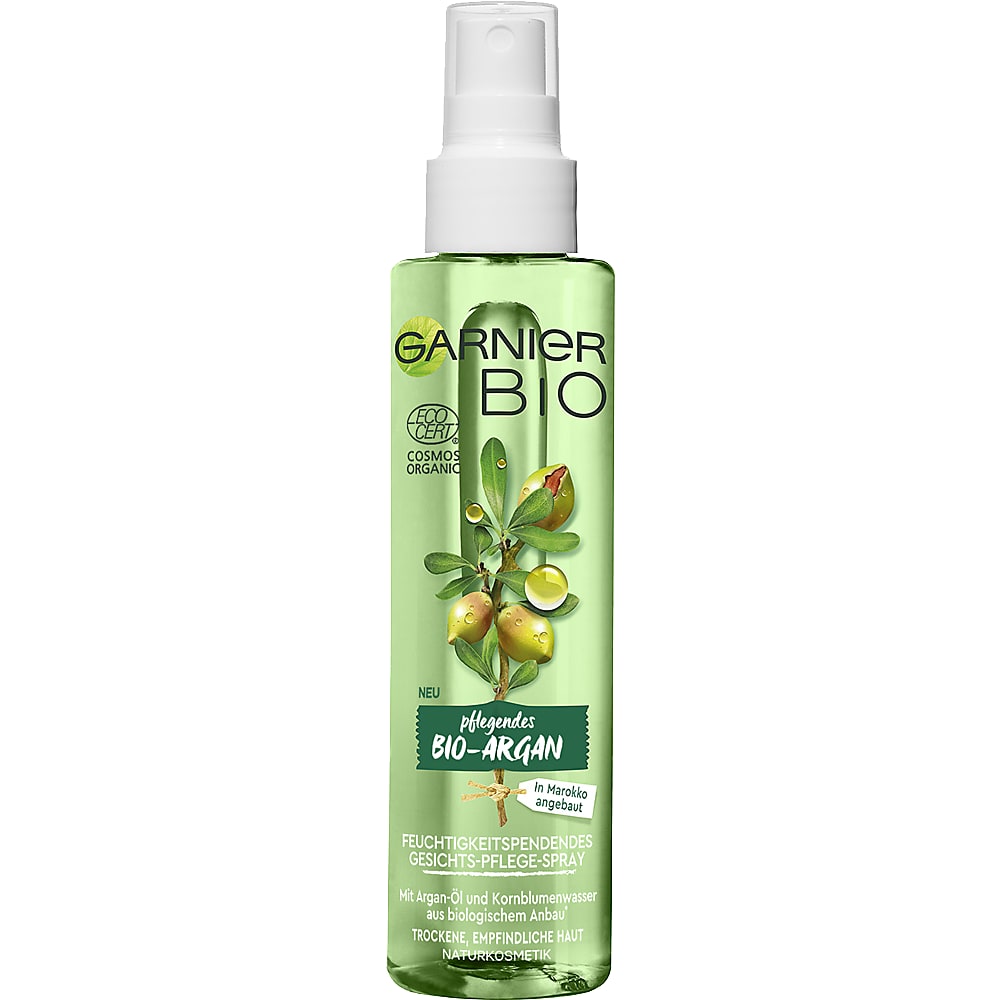 Garnier Bio · Moisturizing facial care spray · Organic - with Argan oil ...