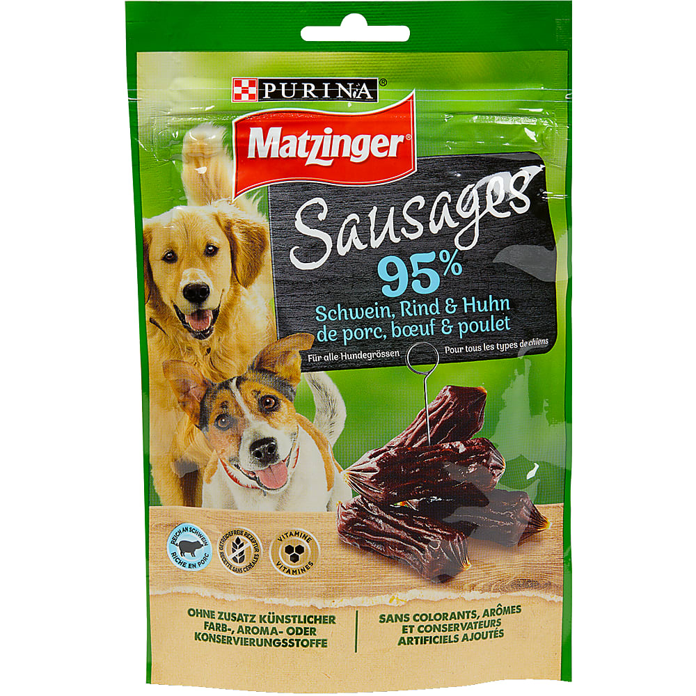 Matzinger Purina · Snack per cani · Salsicce - 95% carne di maiale ...