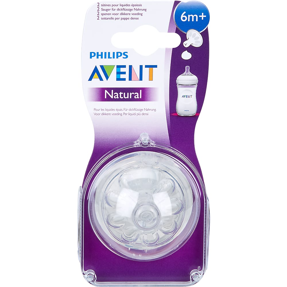 Philips Avent · Tétines pour liquides épaissis · 6 mois et + • Migros