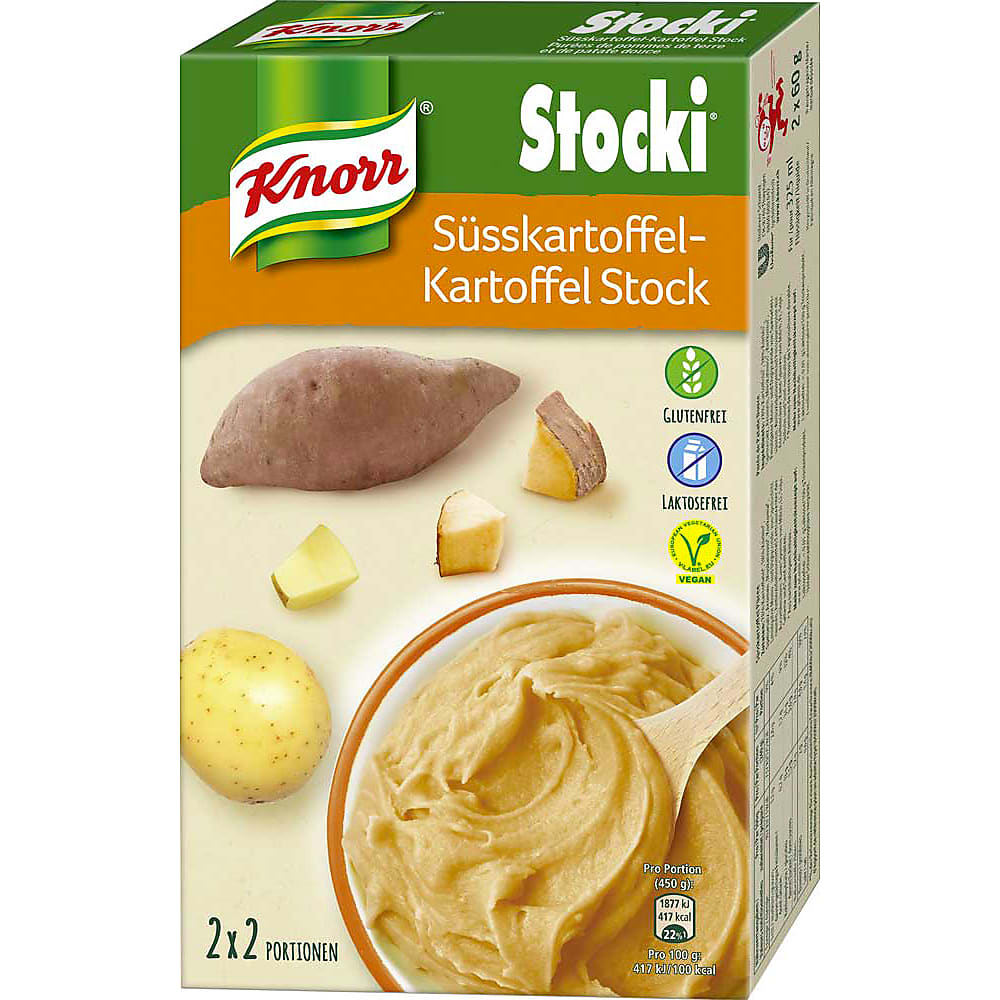 Knorr Stocki · Mashed potatoes · Sweet potato • Migros