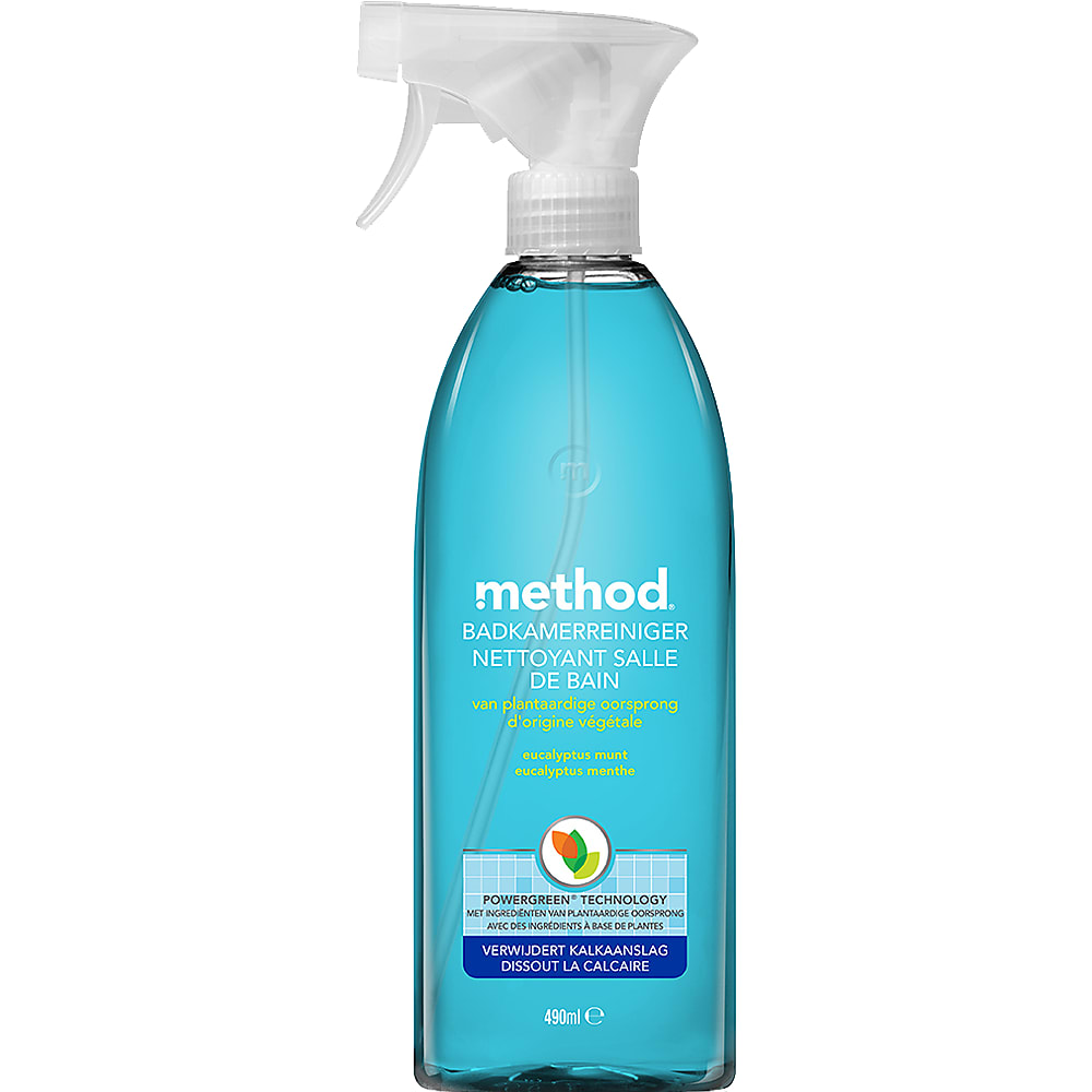 Method · Bathroom cleaner spray · Mint & eucalyptus • Migros