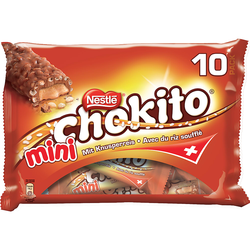 Chokito · chocolate bars · with crispy rice • Migros
